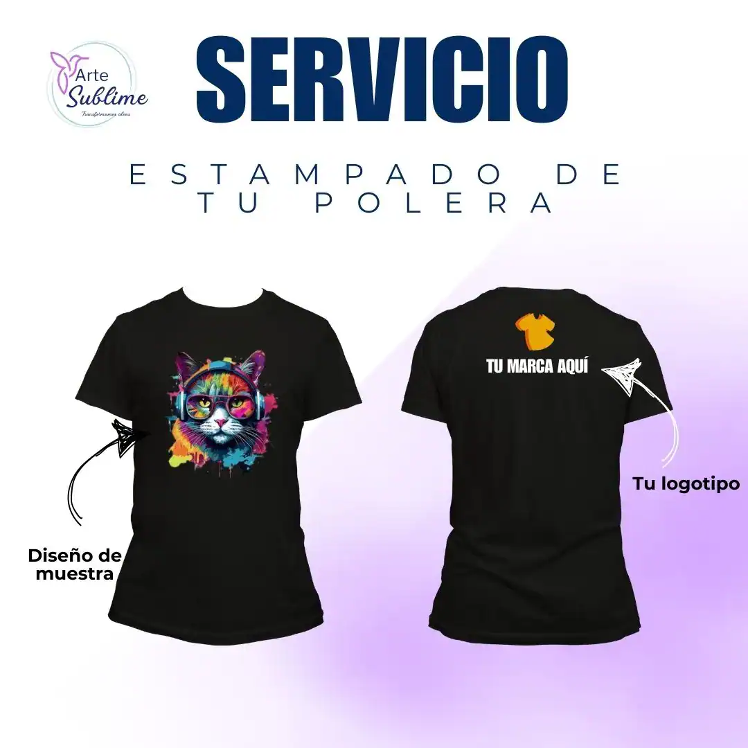 Servicio de Estampado de Poleras en Santiago - 2025