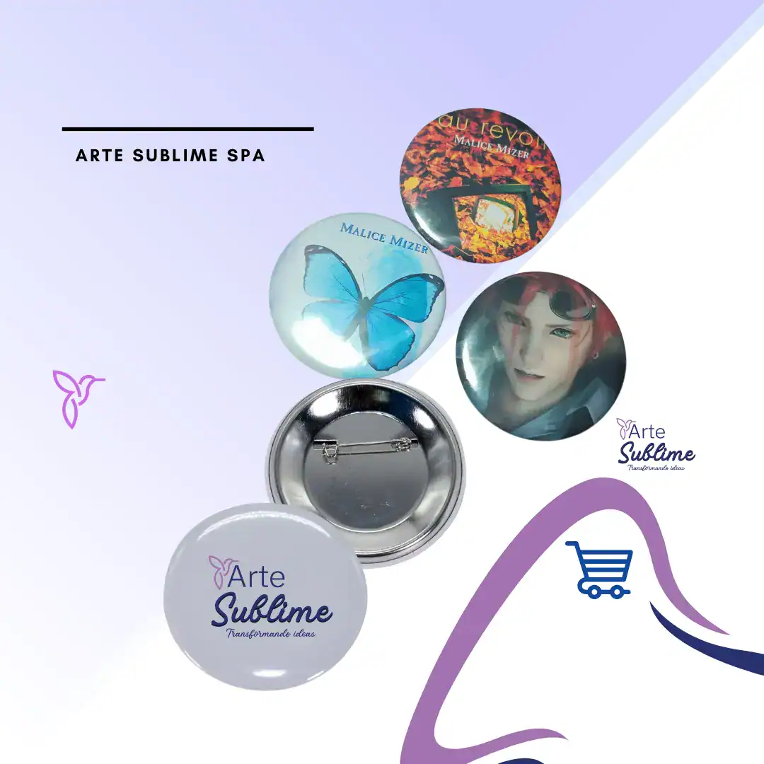 Personalización de Chapitas - Arte Sublime SpA